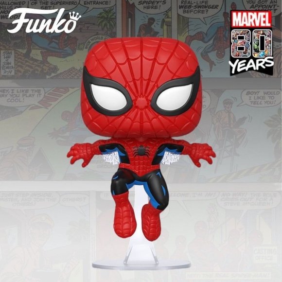 Funko | Toys | Funko Pop Marvel First Appearance Spiderman Figure 593 ...